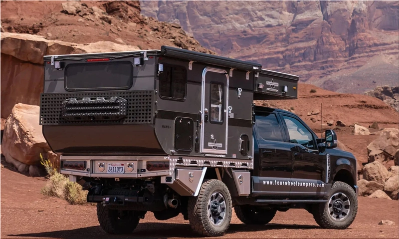 Four Wheel Campers Hawk+: Best Flatbed Camper for Off-Grid Living | Gerane